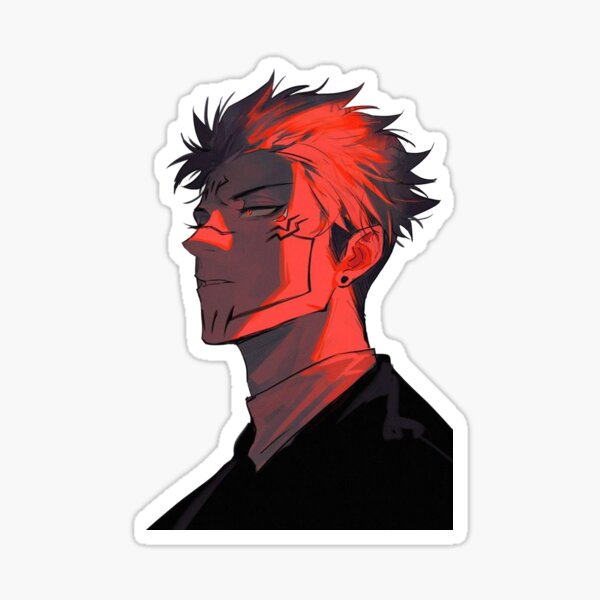 "Sukuna " Sticker for Sale by TATAKAEE | Redbubble