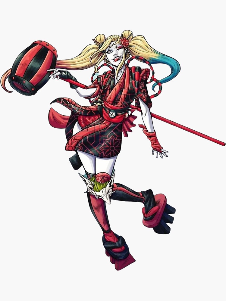 "Kimono Queen with Hammer" Sticker for Sale by efoze | Redbubble