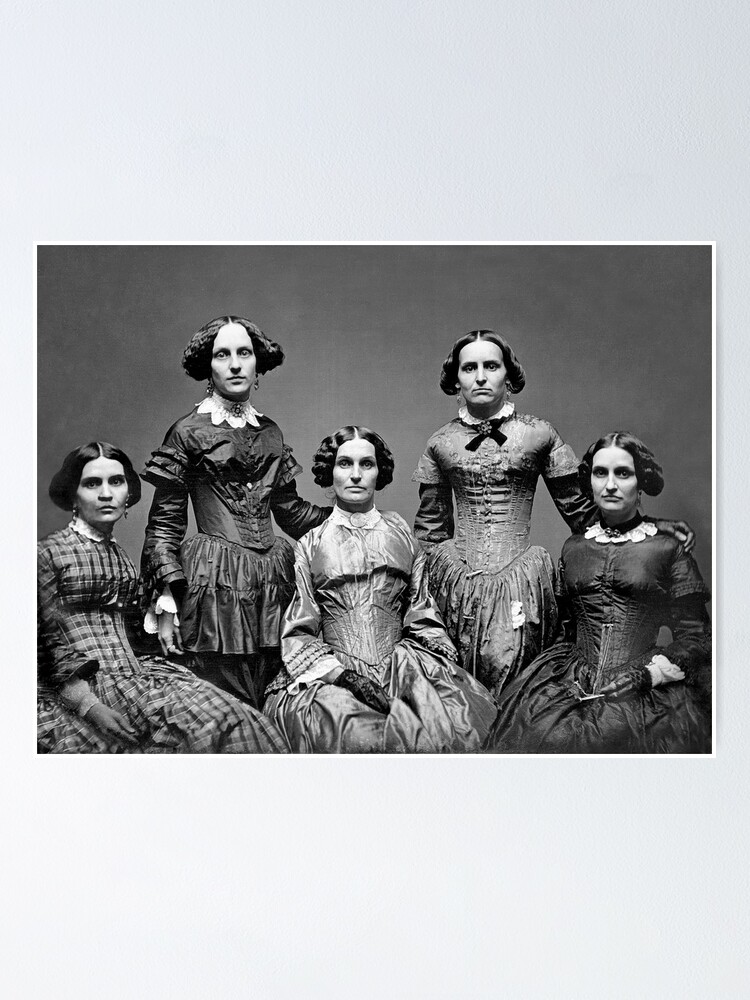 "The 5 Clark Sisters c. 1850" Poster for Sale by Daniel-Hagerman ...