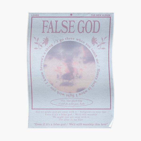 "False God Lover" Poster for Sale by lgsketches | Redbubble