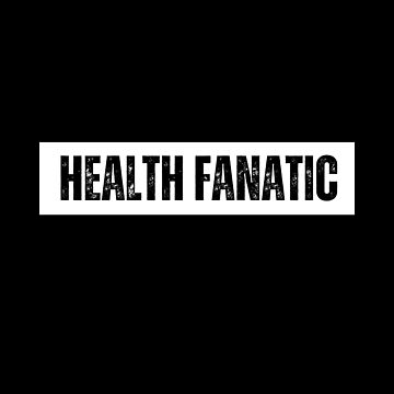 "Health fanatic | Muscle person Gym words" Poster for Sale by ...
