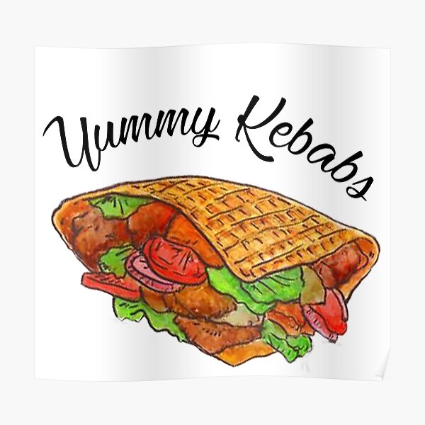 Kebab Posters | Redbubble