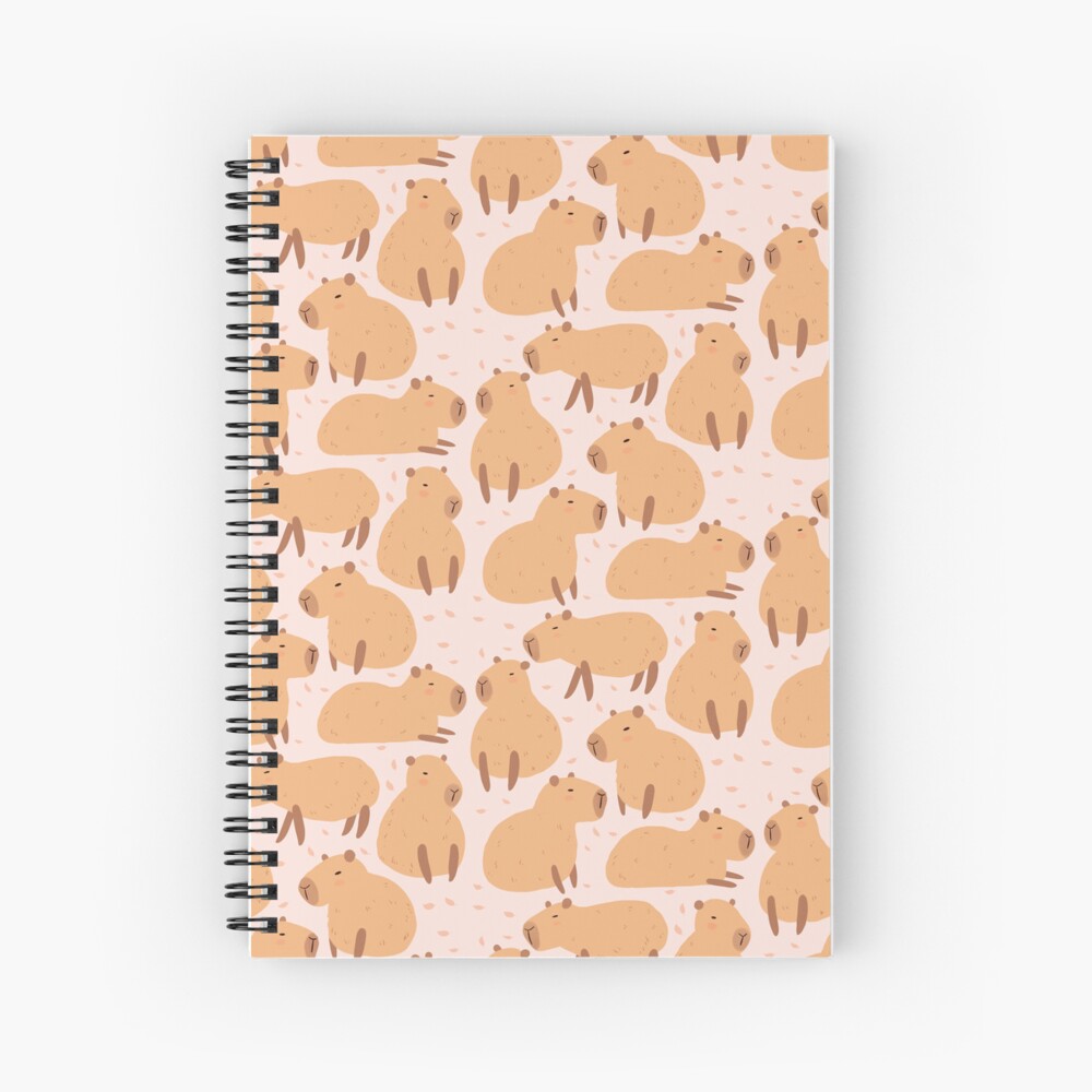 "Capybara cute blobs pattern - cartoon capybara illustration pack ...