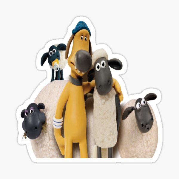 "shaun the sheep " Sticker for Sale by alice004 | Redbubble