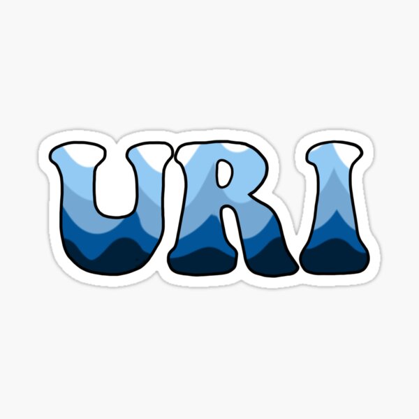 "URI waves" Sticker for Sale by BrigetteMarold | Redbubble