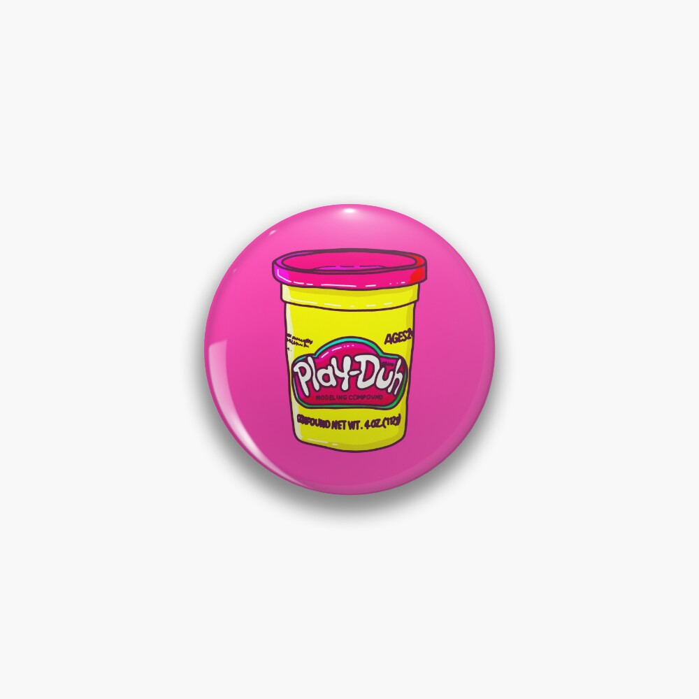 "90's Retro Playing Dough" Sticker for Sale by cherdrawsthings | Redbubble