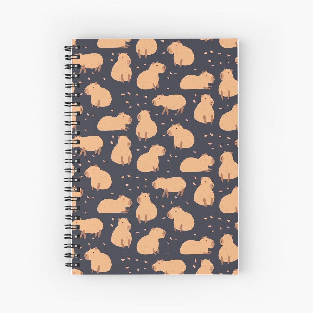 "Cute Capybara blobs pattern - cartoon capybara illustration pack ...