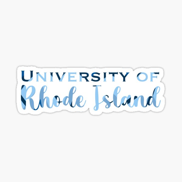 "University of Rhode Island" Sticker for Sale by BrigetteMarold | Redbubble