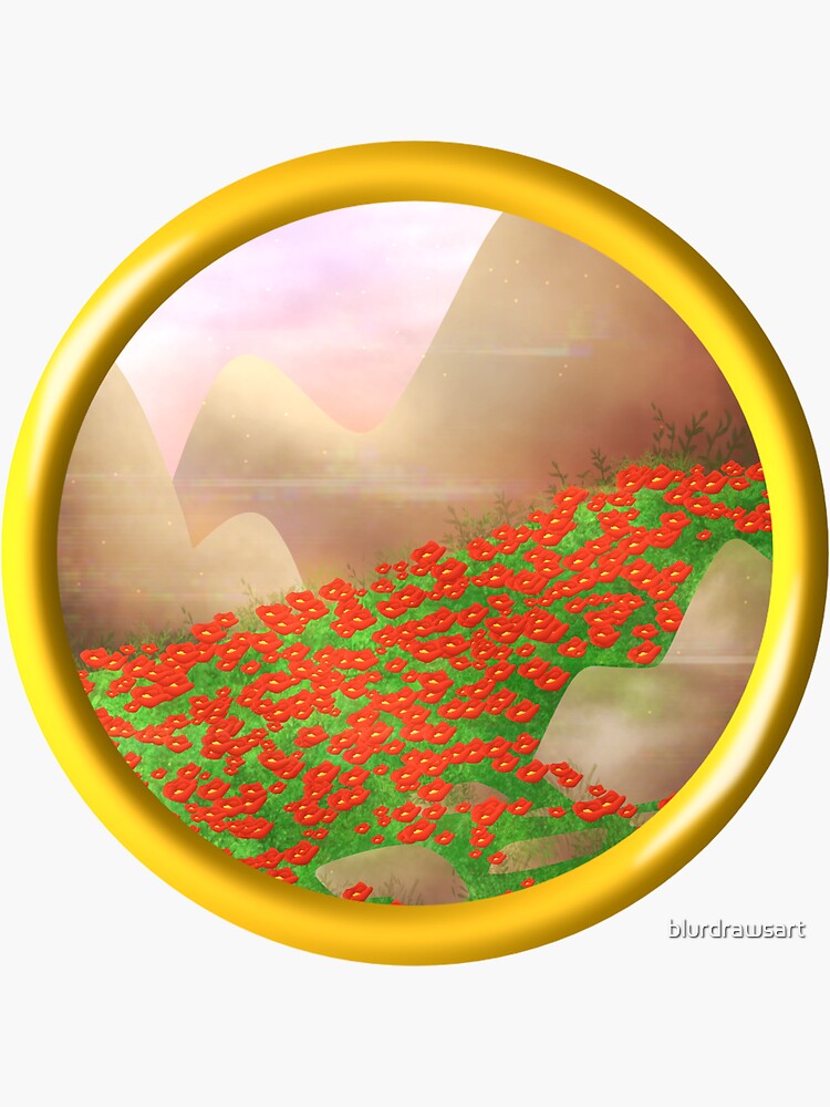 "Bloom w/ Ring Portal" Sticker for Sale by blurdoesart | Redbubble