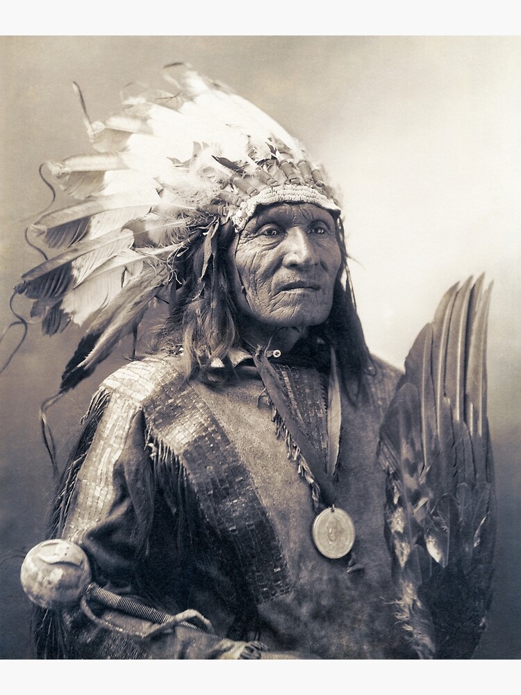 "Sioux Chief He Dog c. 1899" Art Print for Sale by Daniel-Hagerman ...