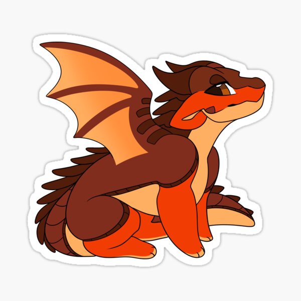 "Clay | wings of fire sticker WoF" Sticker for Sale by Moondocool ...