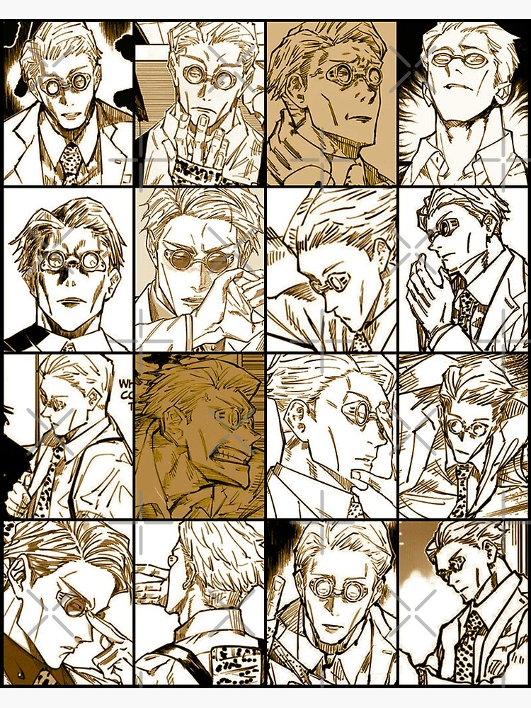 "Nanami kento jujutsu kaisen manga panels collage " Art Print for Sale ...
