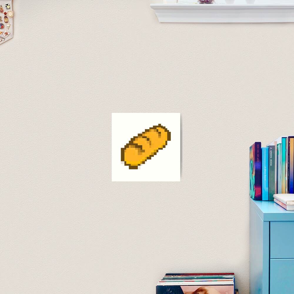 "Bread Pixel Art 8 Bit" Art Print for Sale by pixellart | Redbubble