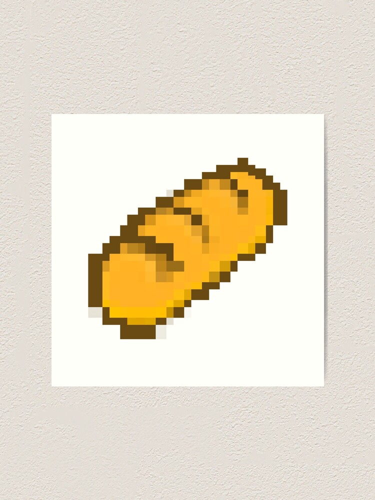 "Bread Pixel Art 8 Bit" Art Print for Sale by pixellart | Redbubble