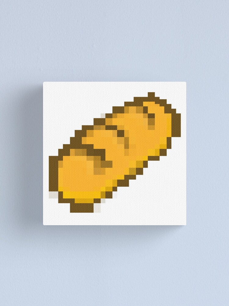 Lienzo «Pan Pixel Art 8 Bit» de pixellart | Redbubble