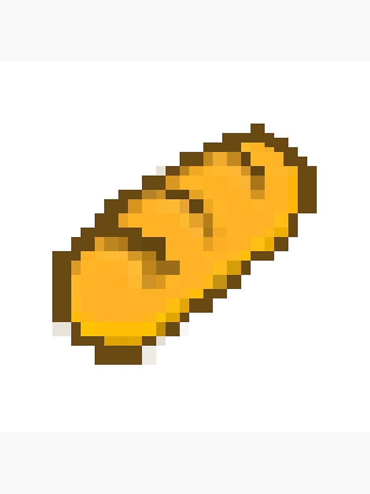 "Bread Pixel Art 8 Bit" Clock by pixellart | Redbubble