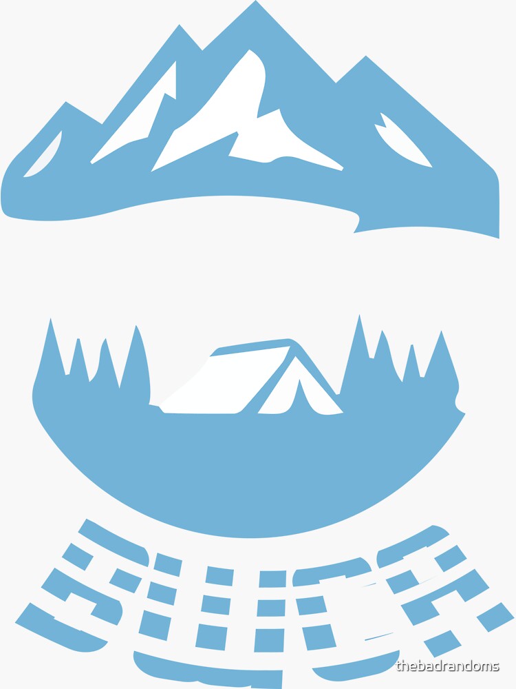 "Quetico BWCA illustration" Sticker for Sale by thebadrandoms | Redbubble