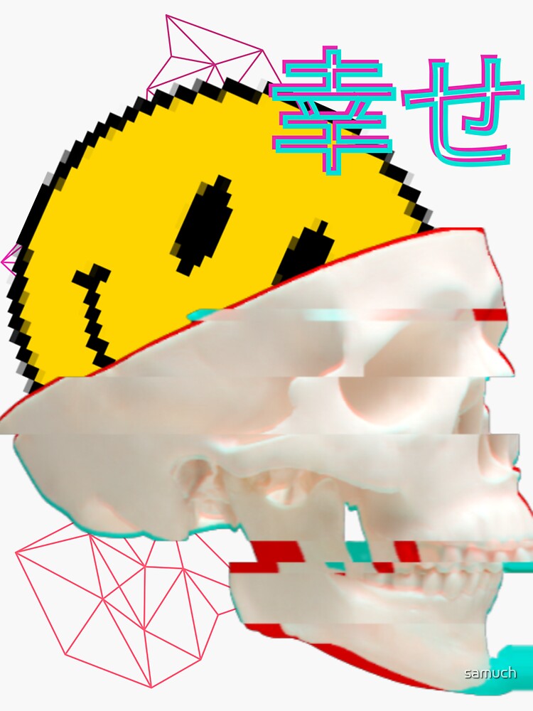 "Happy (Inside)" Sticker for Sale by samuch | Redbubble