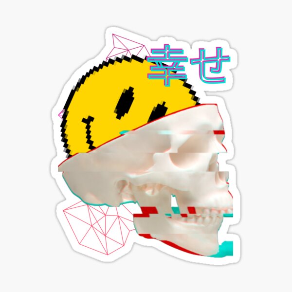 "Happy (Inside)" Sticker for Sale by samuch | Redbubble
