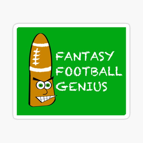 "Fantasy Football Genius Champion Winner" Sticker for Sale by MykolCo ...