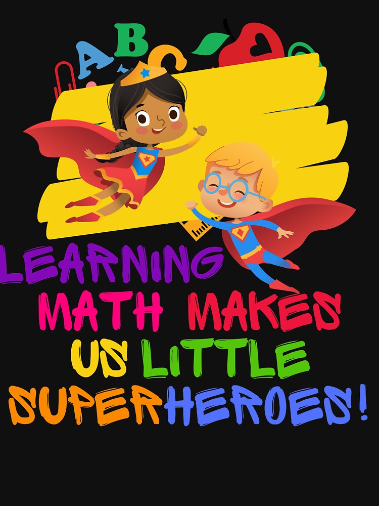 "Math Teacher Superhero Appreciation" T-shirt for Sale by superteachers ...