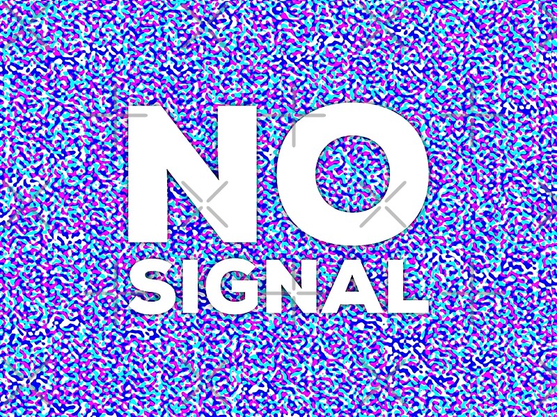 "No signal. RGB noise pattern" by pattypattern | Redbubble