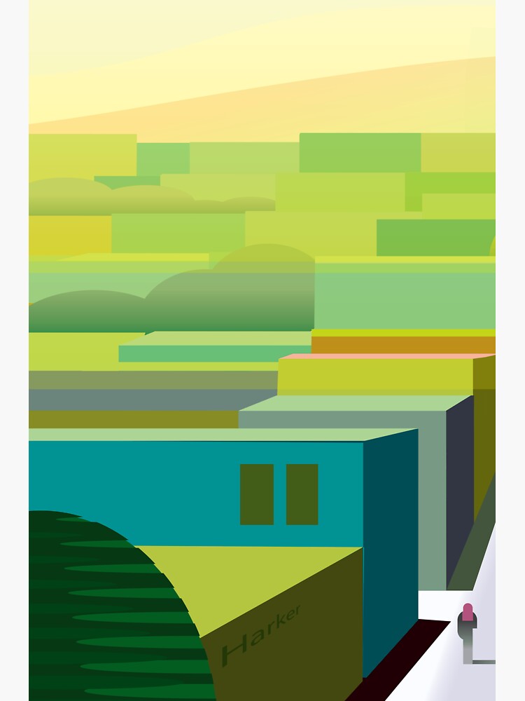 "Pedestrian" Sticker for Sale by charker | Redbubble