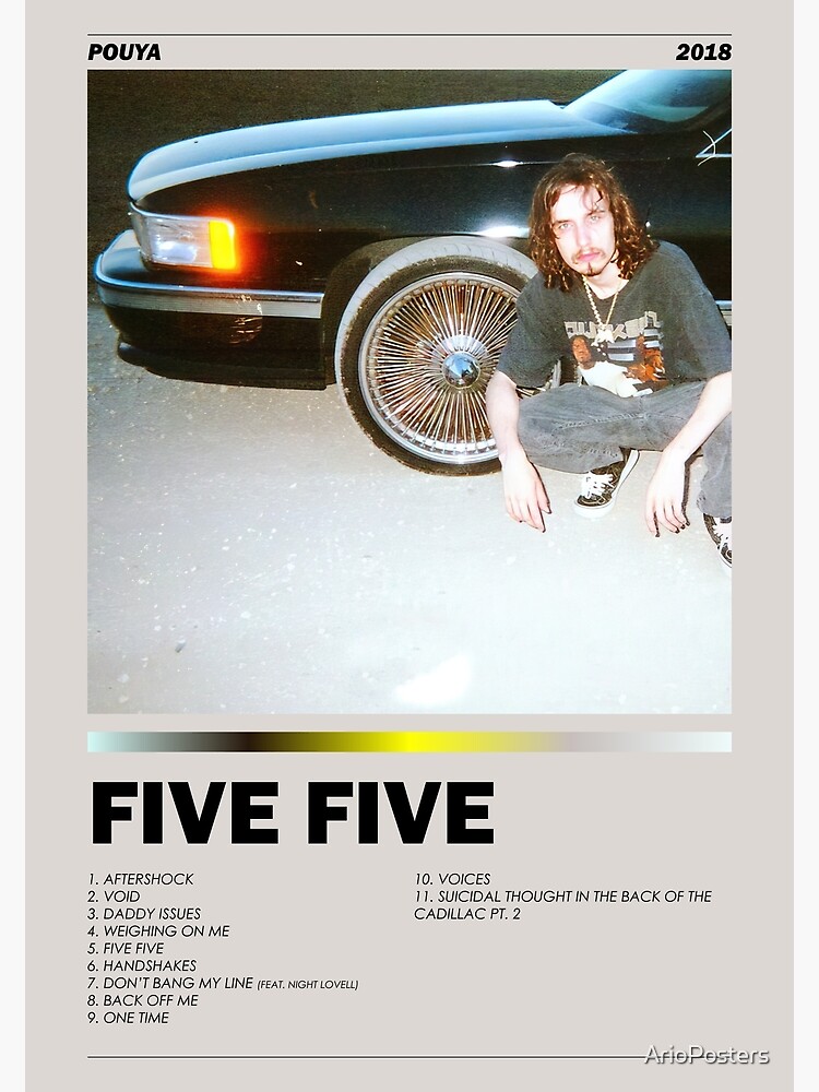 Five Five | Pouya | Album Poster & More | Premium Matte Vertical Poster ...