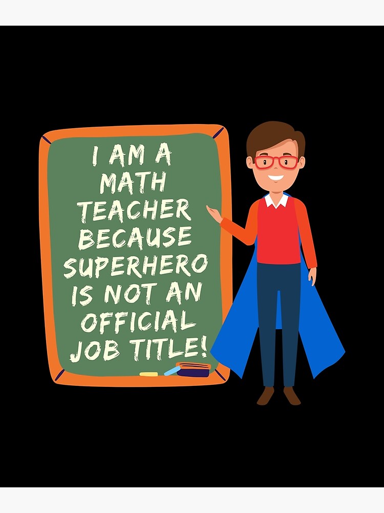 "Best Math Teacher Appreciation" Poster for Sale by superteachers ...