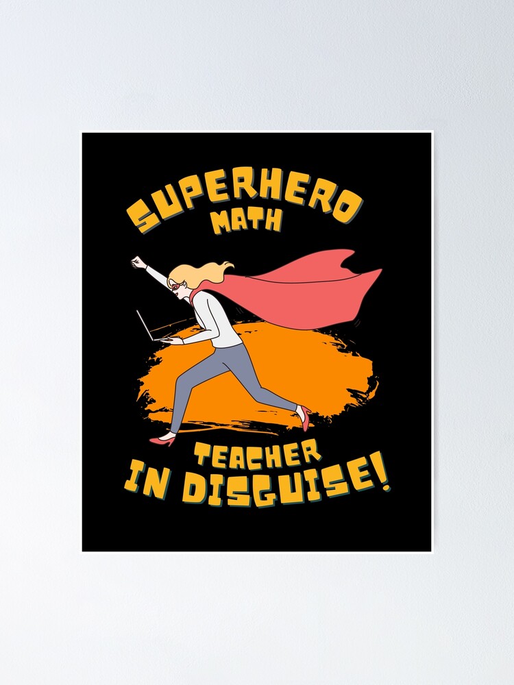"Best Math Teacher Appreciation" Poster for Sale by superteachers ...
