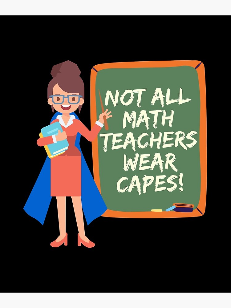"Best Math Teacher Appreciation" Poster for Sale by superteachers ...
