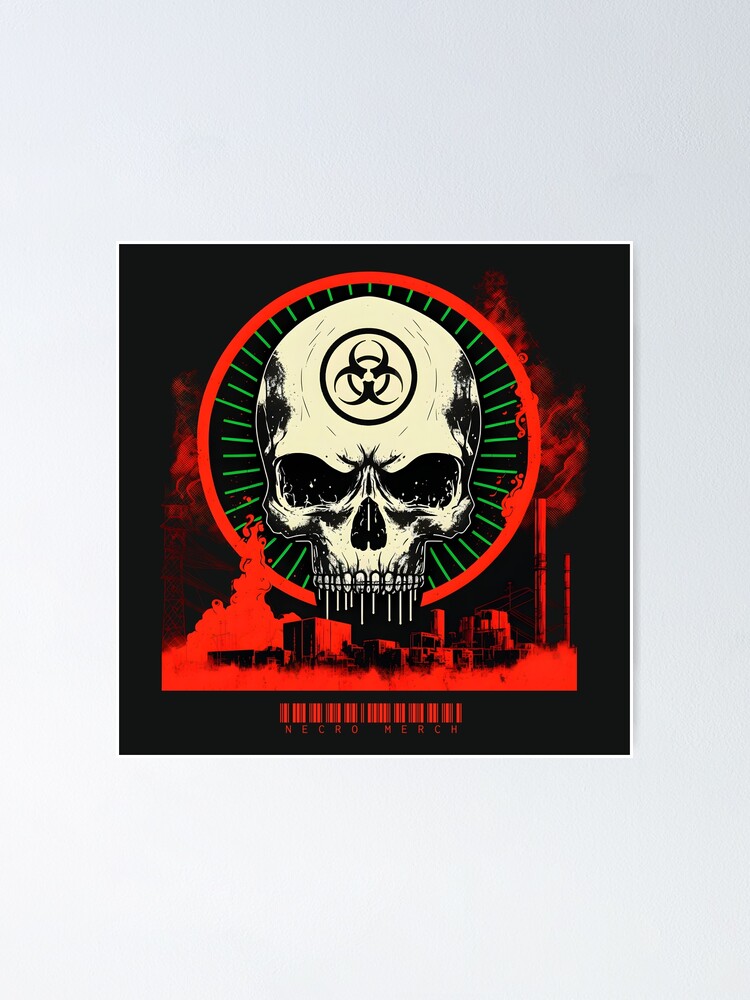 "Biohazard - Necro Merch" Poster for Sale by NecroMerch | Redbubble