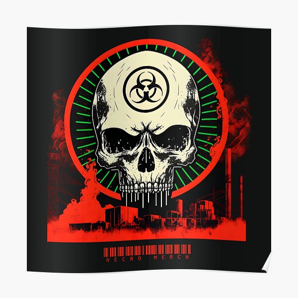 "Biohazard - Necro Merch" Poster for Sale by NecroMerch | Redbubble