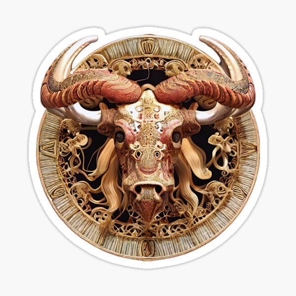 "Taurus zodiac sign Ai" Sticker for Sale by SBlagojevic | Redbubble