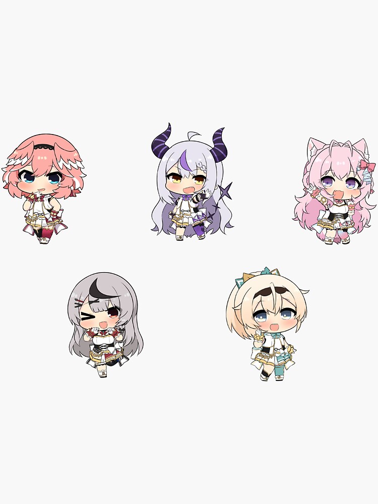 "hololive holoX Idol Outfit Set" Sticker for Sale by lumimins | Redbubble