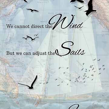 "Farewell - Nautical Sailing Theme Anchors Aweigh" Greeting Card for ...