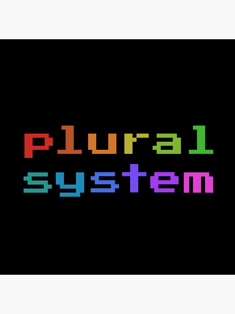"Plural System (Retro Pixel Rainbow)" Sticker for Sale by Collective-Tey | Redbubble