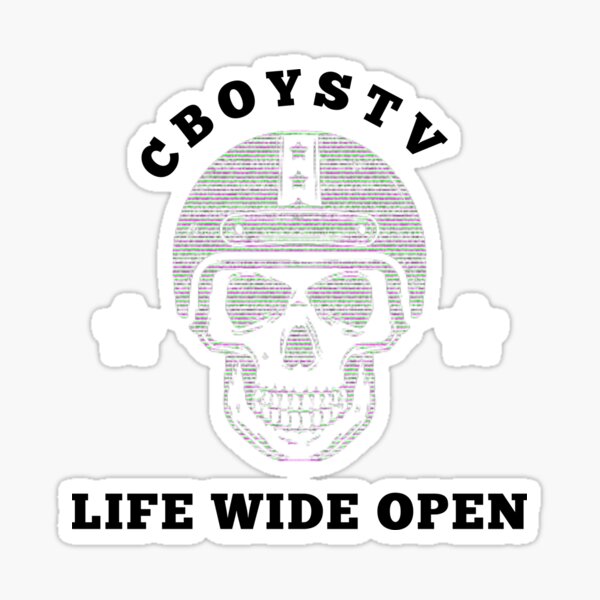 "Cboystv " Sticker for Sale by pulchra1 | Redbubble