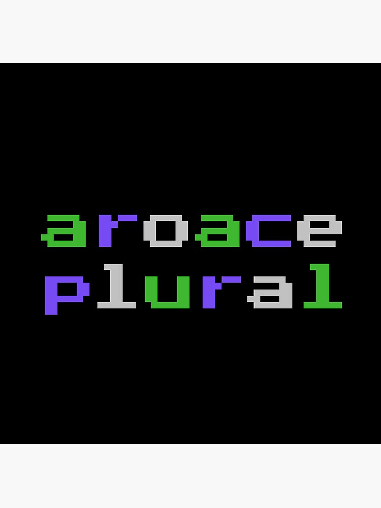 "Aro Ace Plural (Retro Pixel Classic Palette)" Sticker for Sale by ...