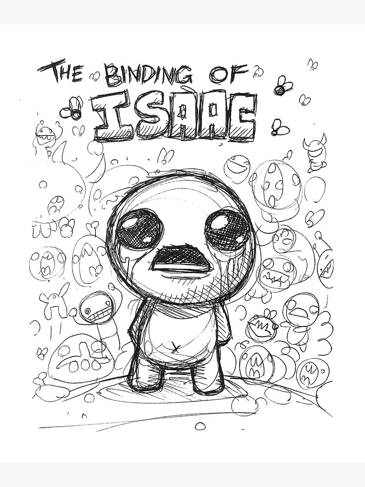 "Funny The Binding of Isaac design" Poster for Sale by mopublishing ...
