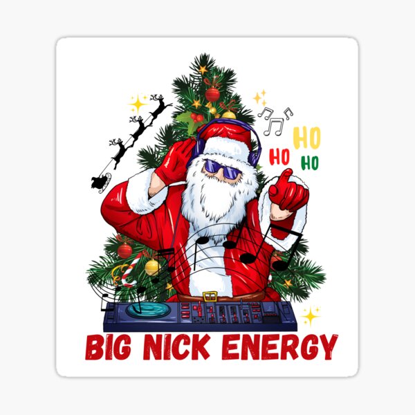 "big nick energy cool" Sticker by A6tan-graphiste | Redbubble