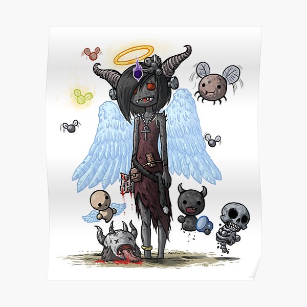 "Funny The Binding of Isaac design" Poster for Sale by mopublishing ...
