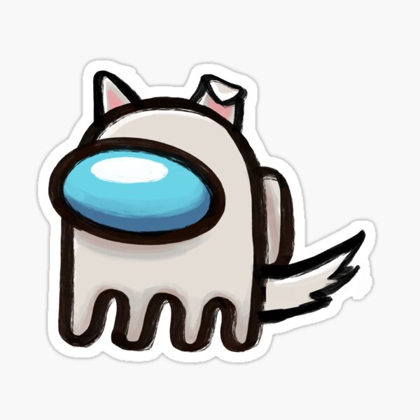 "White Sussy Dog " Sticker for Sale by TheeFlea | Redbubble