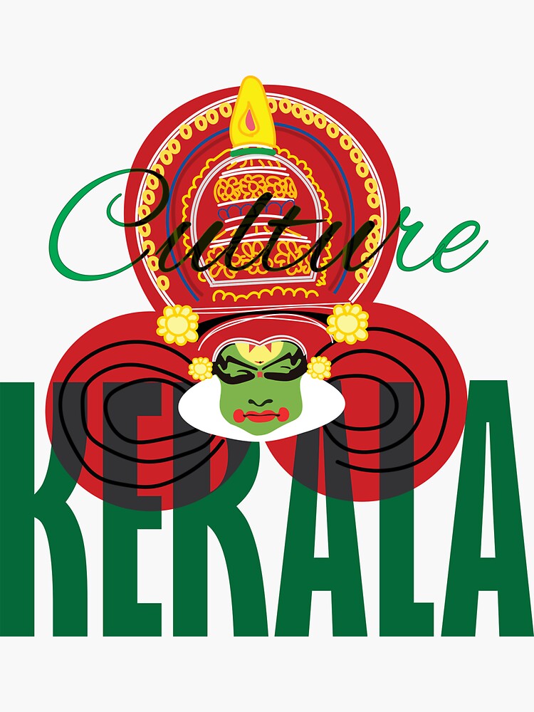 "Kerala culture" Sticker for Sale by ByShashwat | Redbubble