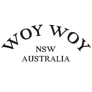 "How To Get To Woy Woy T-Shirt Design My Happy Place" Sticker for Sale ...