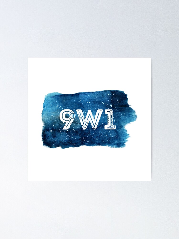 "Enneagram Type 9w1 Galaxy Series" Poster for Sale by EnneagramPearl ...