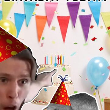 "happy jerma birthday" Greeting Card for Sale by kotonok0 | Redbubble