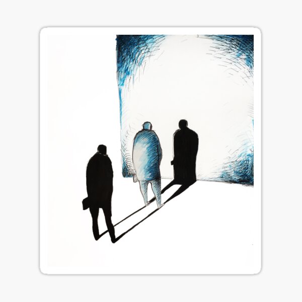 "Self-Reflection" Sticker for Sale by Sinaerafati | Redbubble