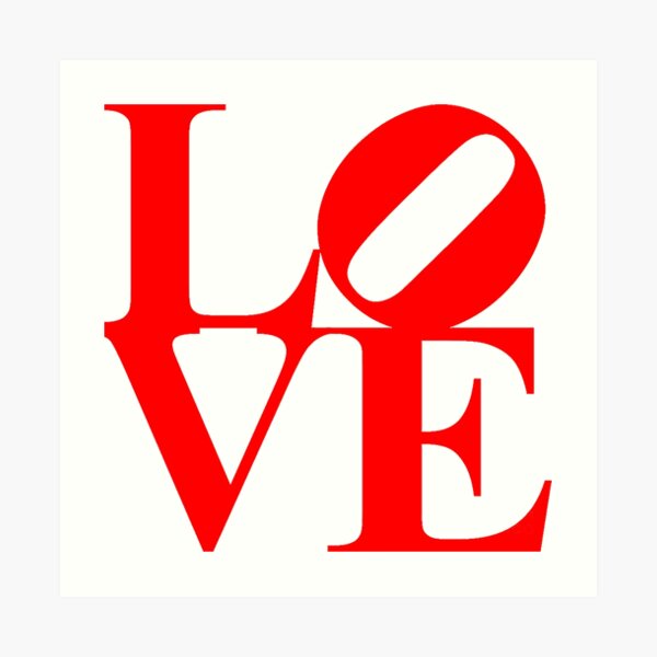 Philadelphia Love Statue Wall Art | Redbubble