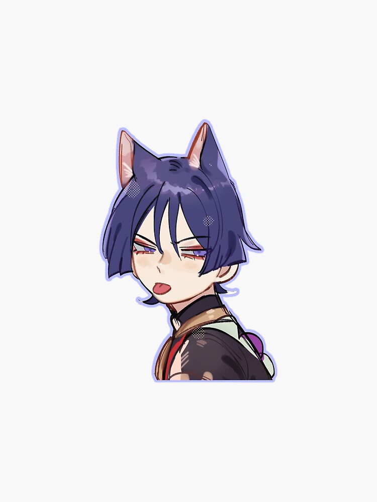 "Scaramouche genshin impact " Sticker for Sale by Tiorlelin | Redbubble